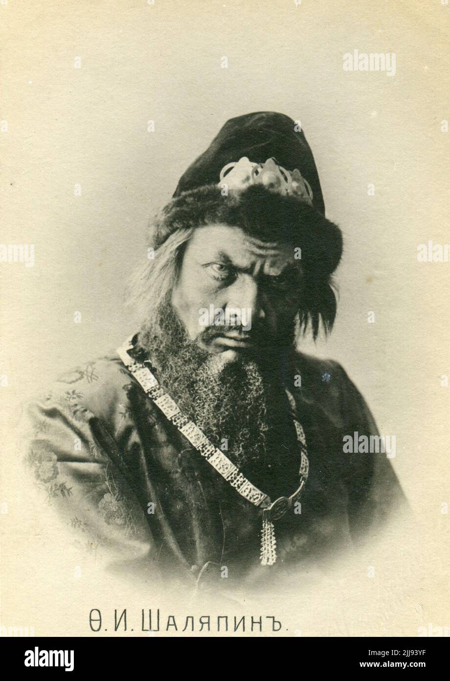 Feodor Ivanovich Chaliapin (Russian: Фёдор Иванович Шаляпин; February ...