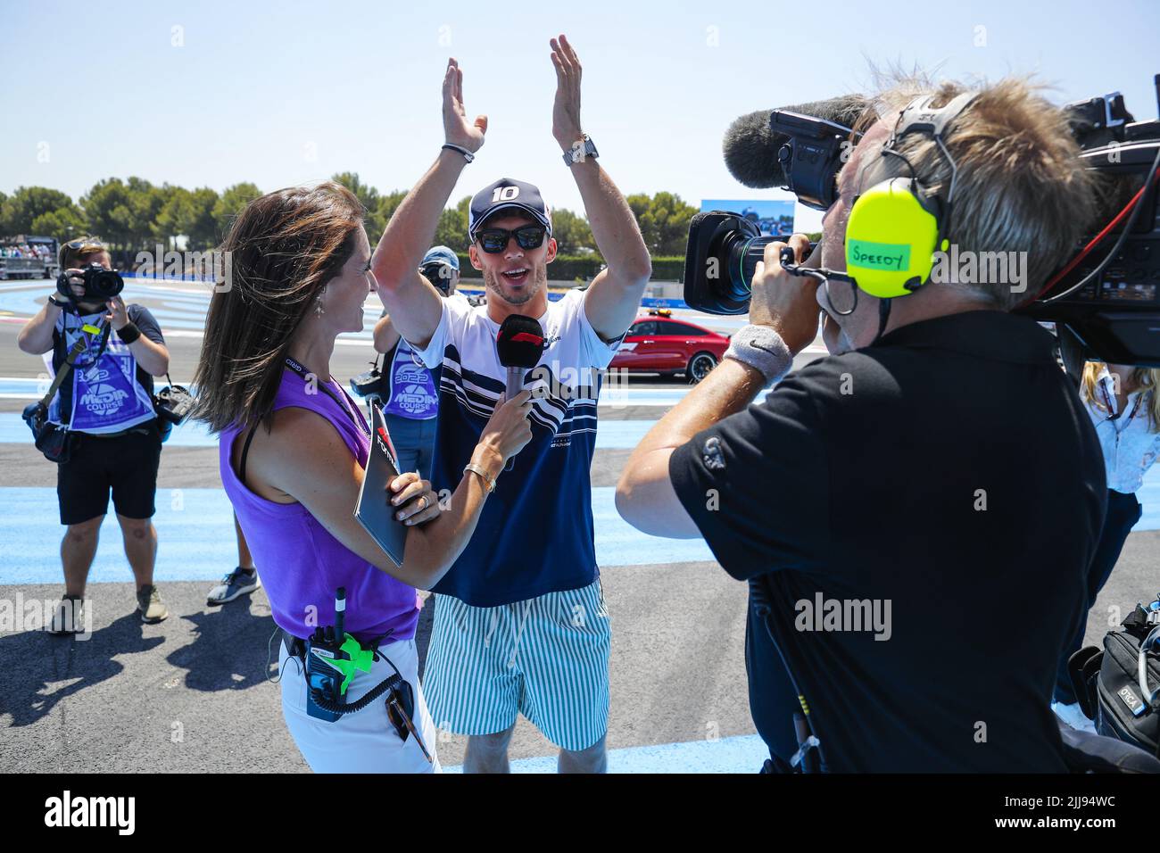 GASLY Pierre (fra), Scuderia AlphaTauri AT03, portrait, drivers parade ...