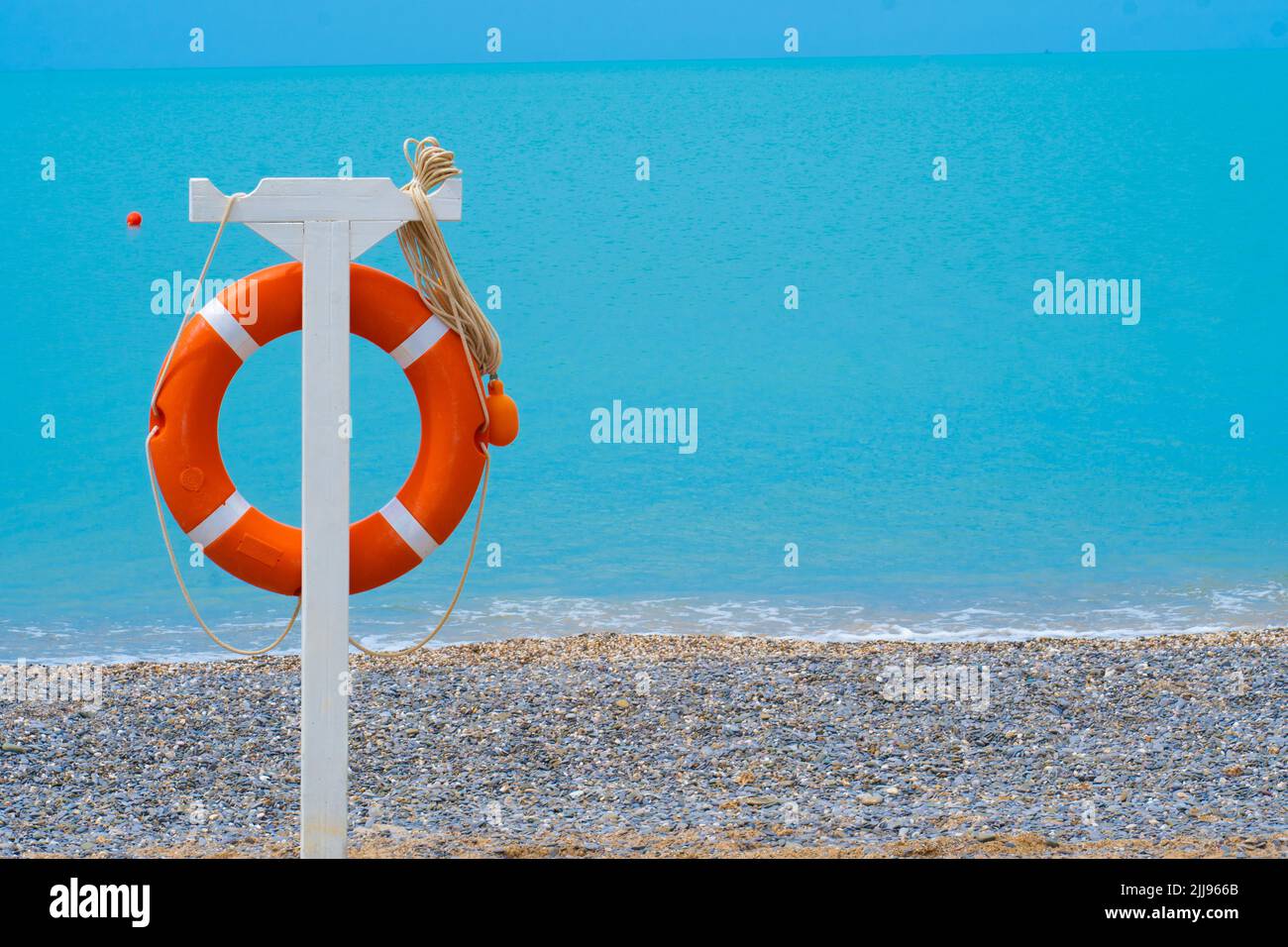 Life summer mexico preserver beach sky sea save protection buoy ...