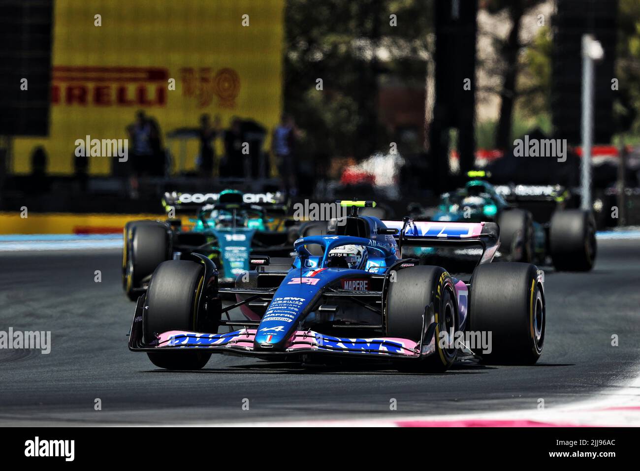 Esteban Ocon (FRA) Alpine F1 Team A522. French Grand Prix, Sunday 24th July 2022. Paul Ricard ...