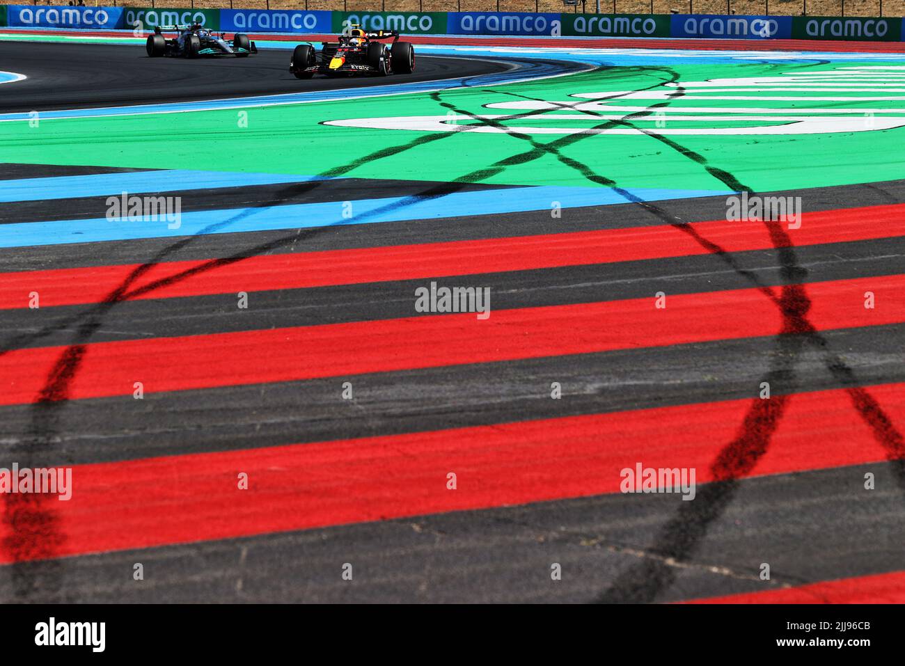 Sergio Perez (MEX) Red Bull Racing RB18. French Grand Prix, Sunday 24th ...