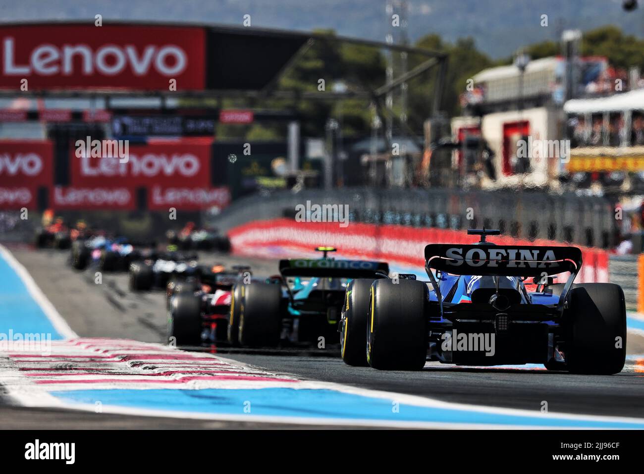 Alexander Albon (THA) Williams Racing FW44. French Grand Prix, Sunday ...