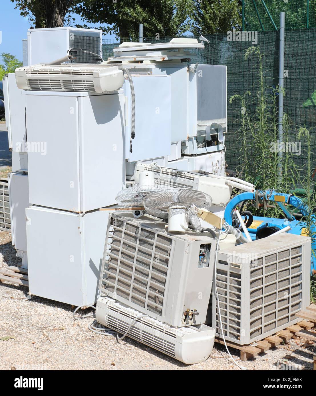 Bulky waste collection fridge hi-res stock photography and images - Alamy