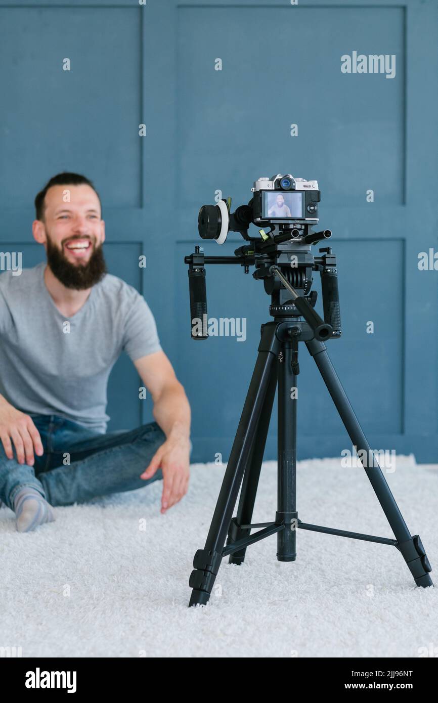Social media influencer using modern hi-res stock photography and ...