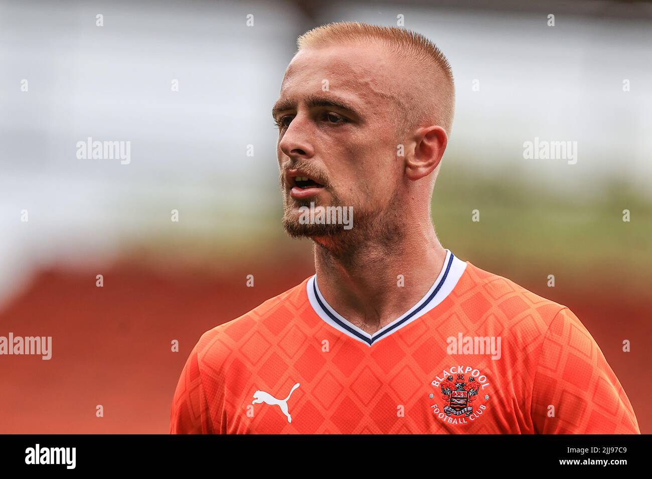 Lewis Fiorini #8 of Blackpool during the game Stock Photo - Alamy