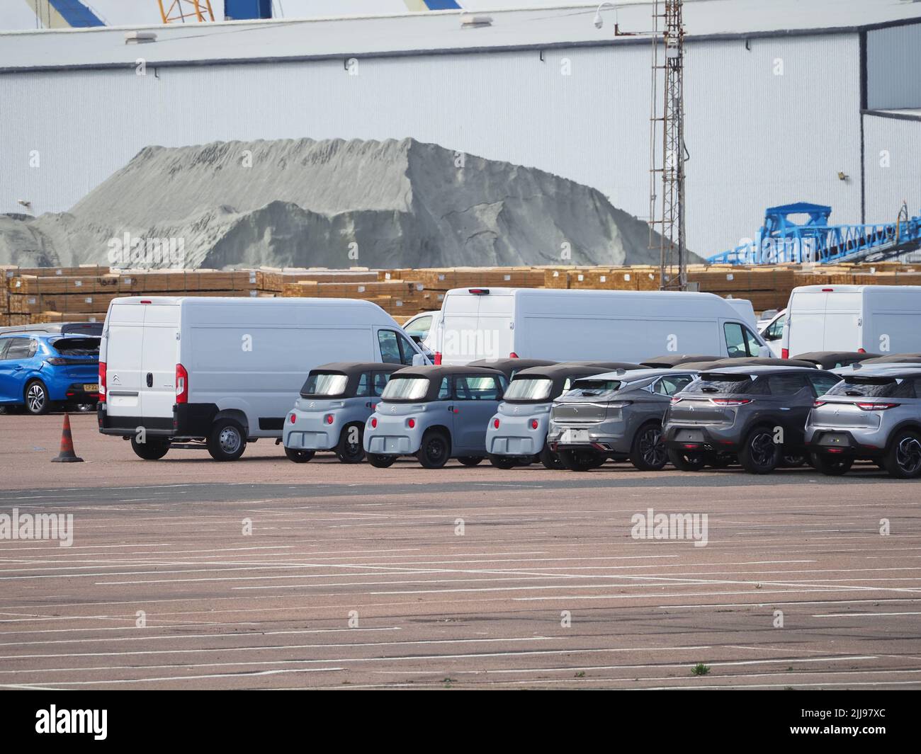Sheerness, Kent, UK. 24th July, 2022. The revolutionary new Citroen Ami ...
