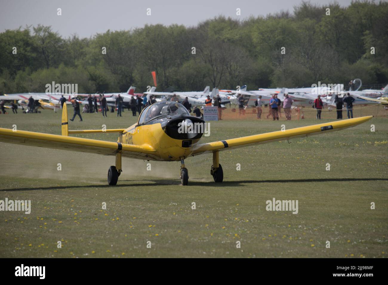A Forney Aircoupe light aircraft at Popham Airfield in Hampshire for ...