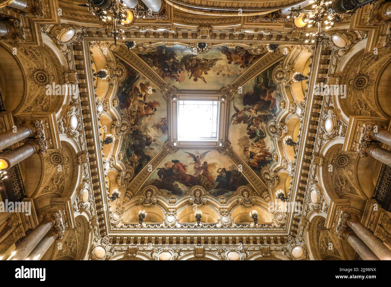 Paris opera house ceiling hi-res stock photography and images - Alamy