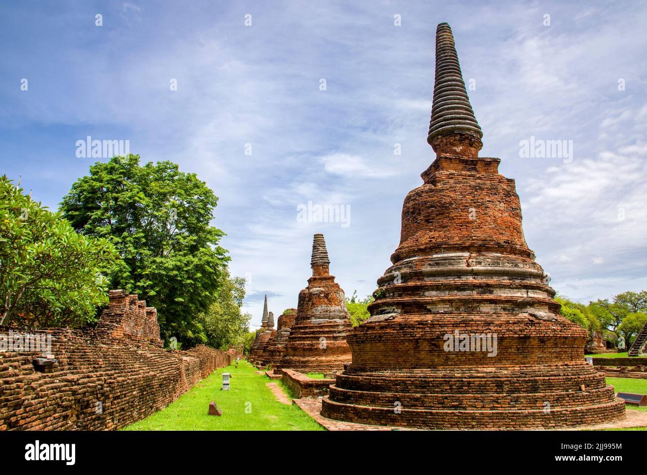 The Prang in Wat Phra Si Sanphet, which means "Temple of the Holy ...