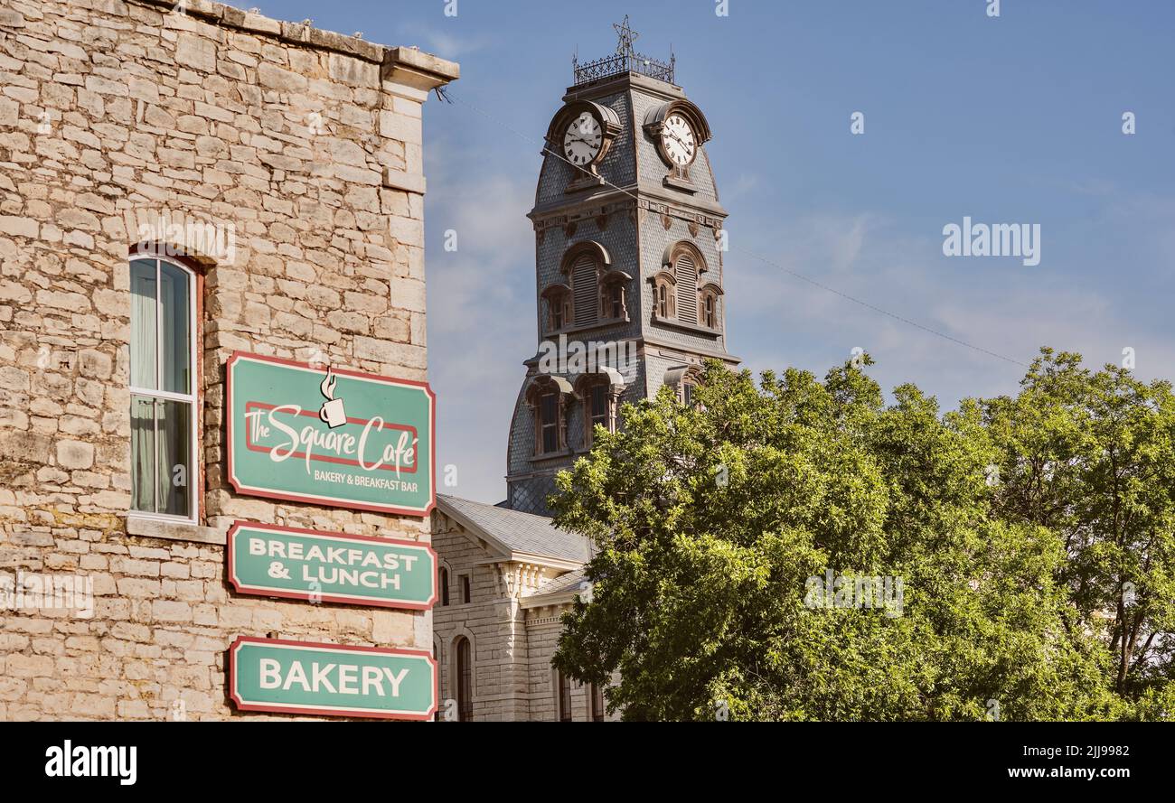 Small town clock tower hi-res stock photography and images - Alamy