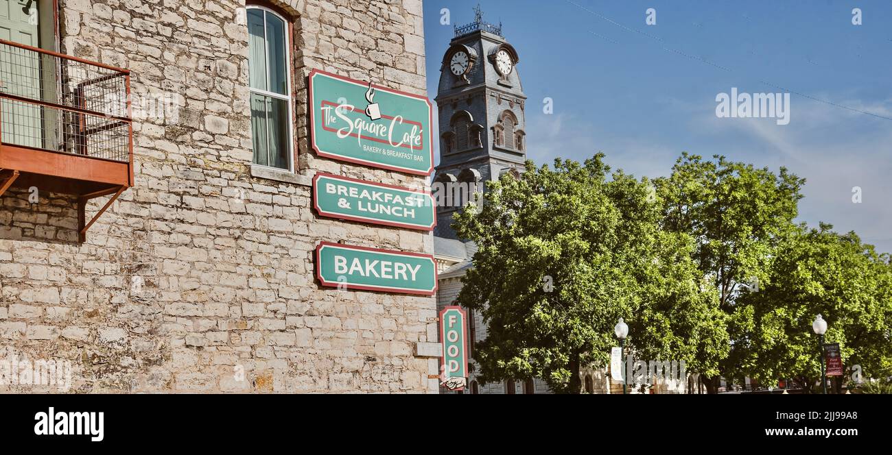 Small town clock tower hi-res stock photography and images - Alamy