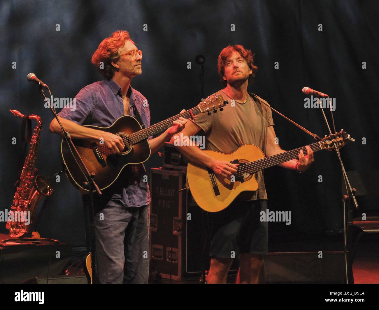 Teatro Romano, Verona , Italy, July 23, 2022, Erlend Oye e Eirik ...