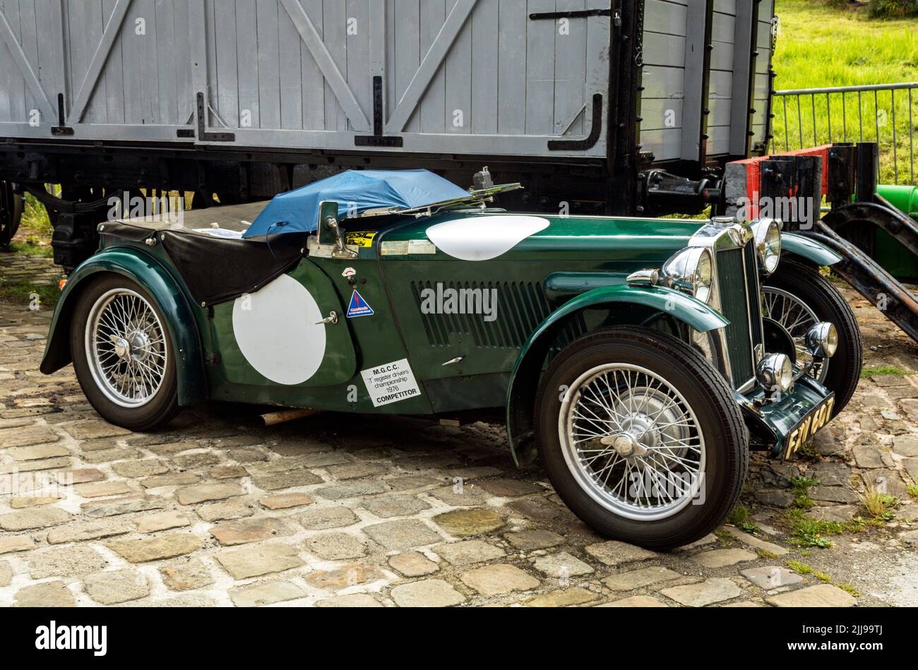 1939 MGTB. East Lancs Railway Classic car Show 2022 Stock Photo - Alamy