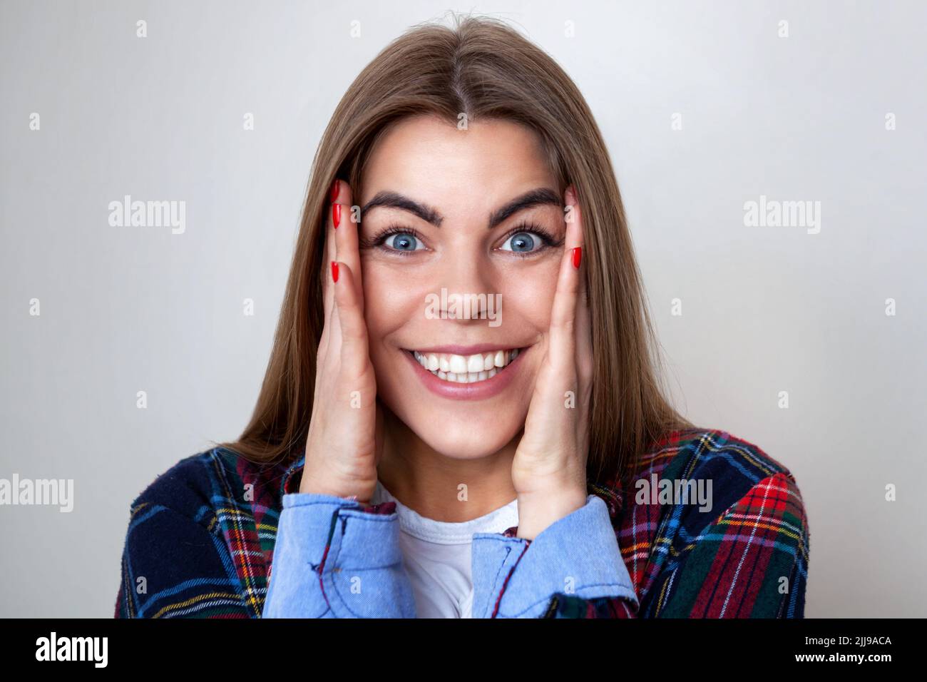 Very excited face hi-res stock photography and images - Alamy