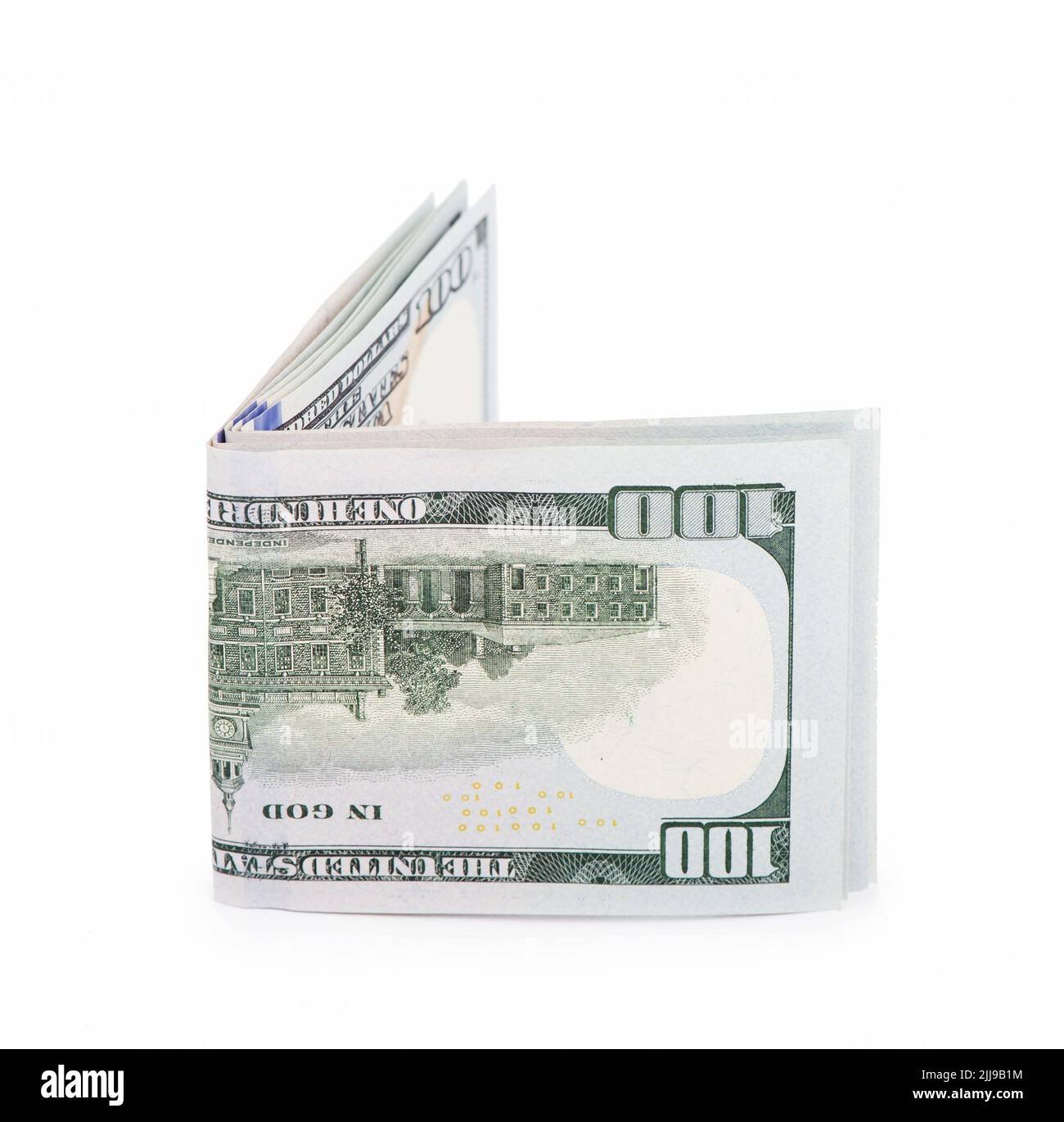 Stack of one hundred dollar bills close-up Stock Photo - Alamy