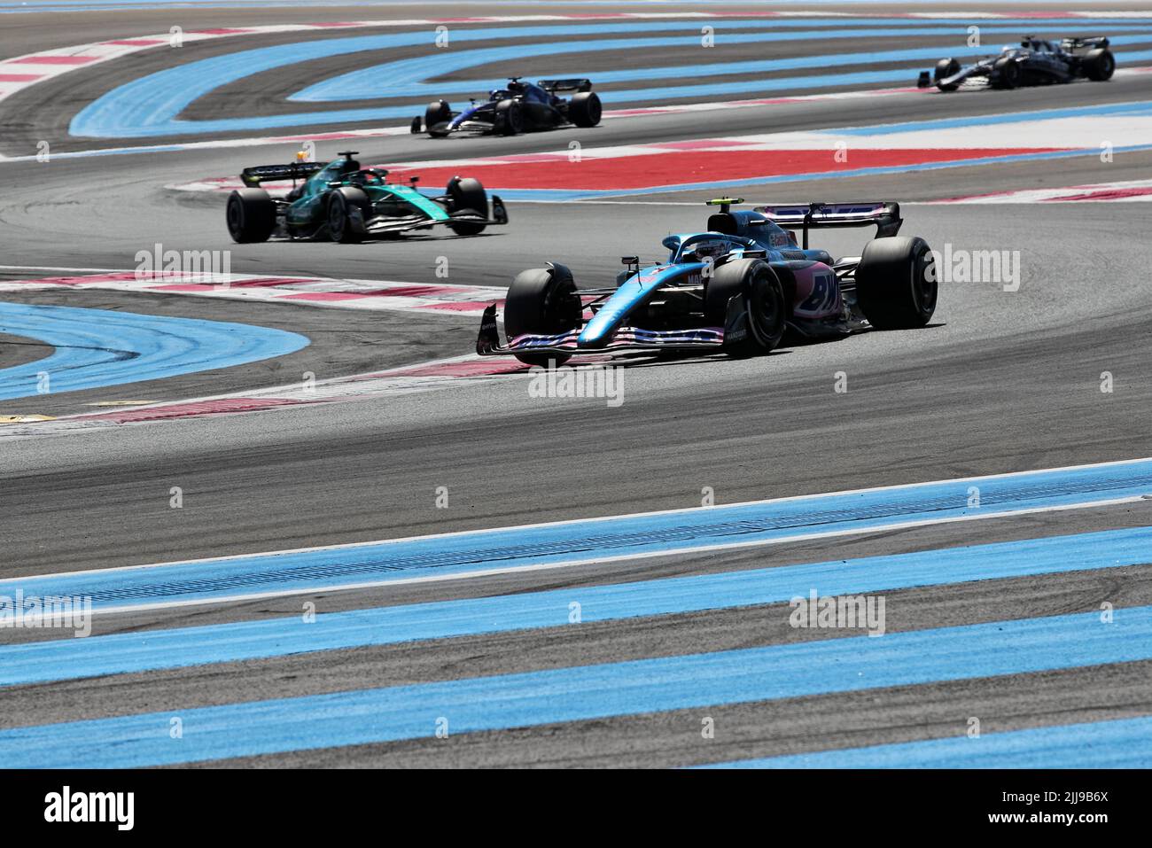 Esteban Ocon (FRA) Alpine F1 Team A522. French Grand Prix, Sunday 24th July 2022. Paul Ricard ...