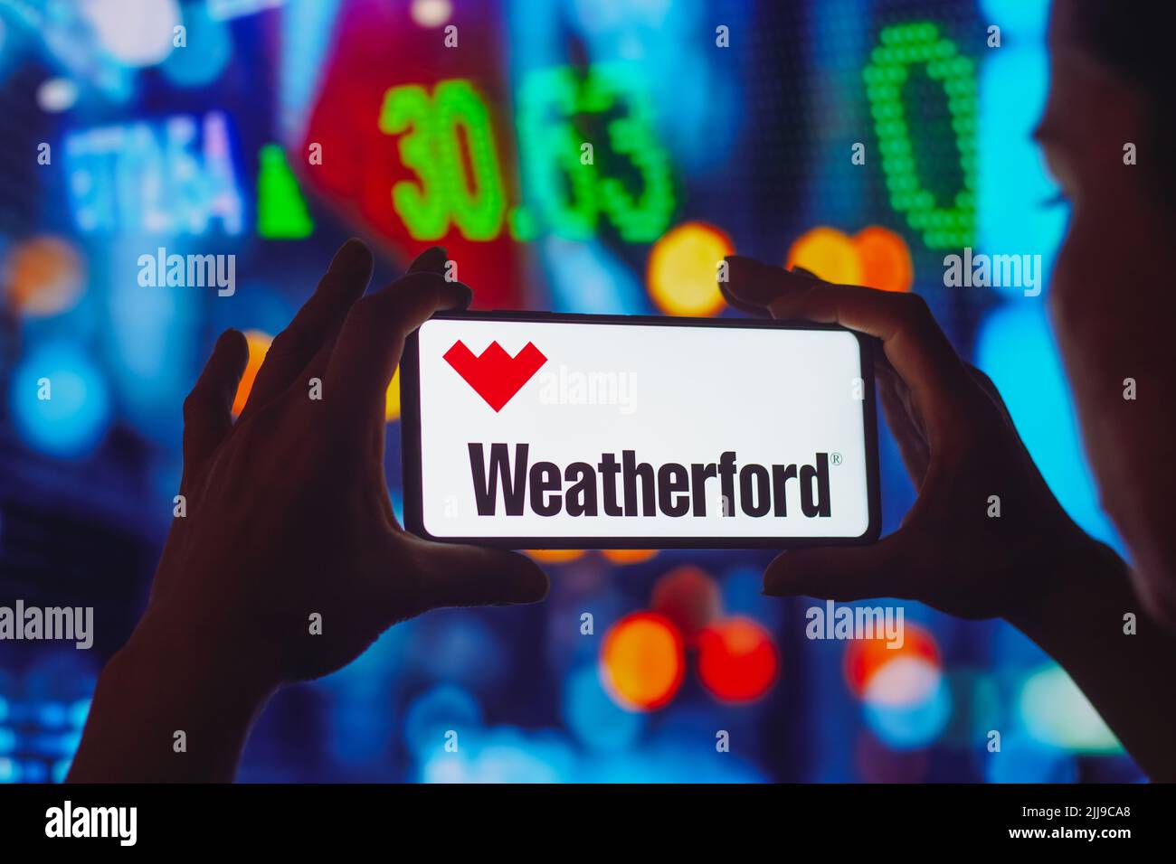 Weatherford logo hi-res stock photography and images - Alamy
