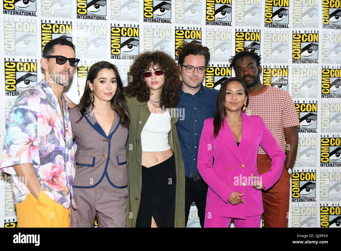 Cast arrival at the Peacock photocall for ‘The Resort’ at the Hilton ...