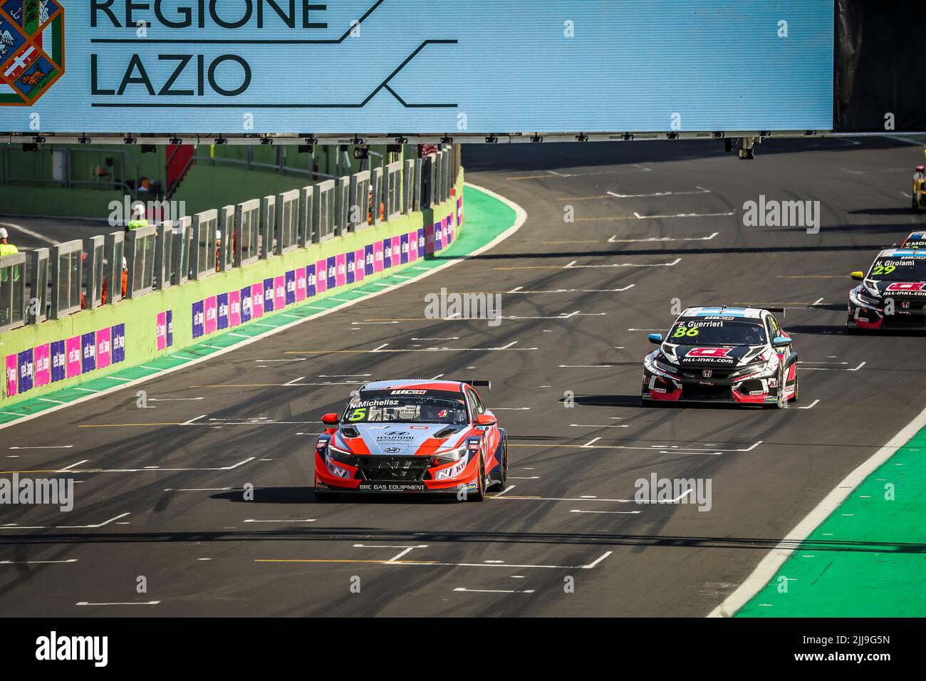 Roma, Italy - 24/07/2022, 05 MICHELISZ Norbert (HUN), BRC Hyundai N ...