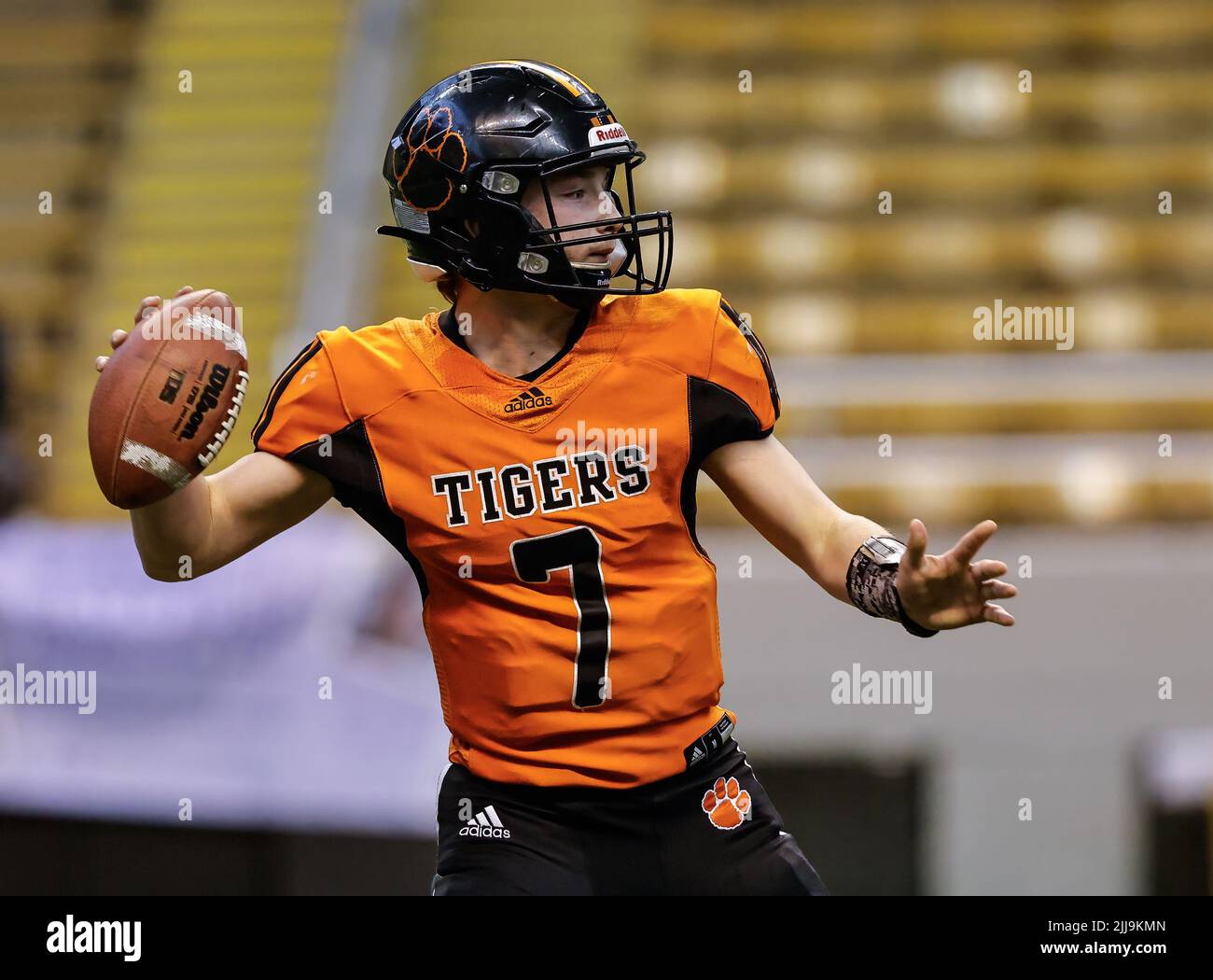 Football action with Carey vs Kendrick High School in Moscow, Idaho ...