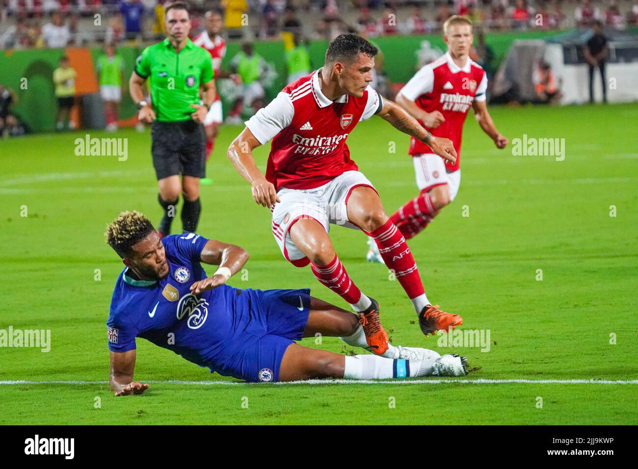 Orlando, Florida, USA, July 23, 2022, Chelsea defender Reece James #24 ...