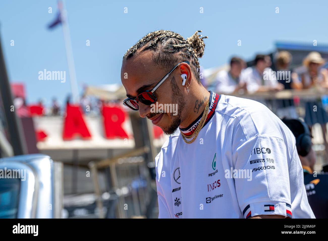 Le Castellet, France, 24th Jul 2022, Lewis Hamilton, from the United ...