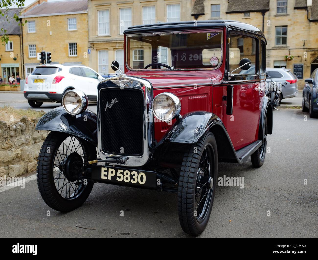 Austin Seven motorcar - part of 1000 cars gathered together at Moreton ...