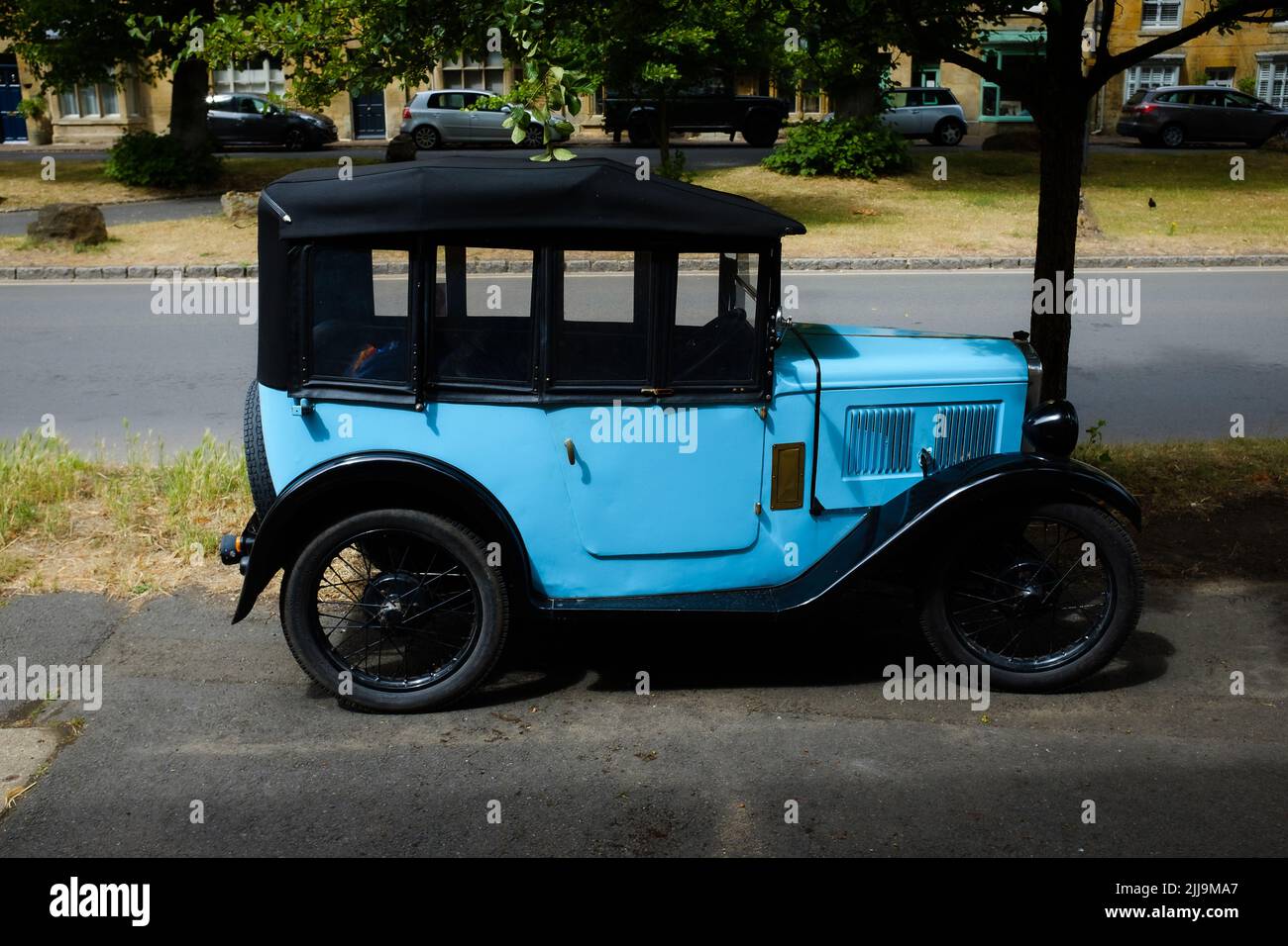 Austin Seven motorcar - part of 1000 cars gathered together at Moreton ...