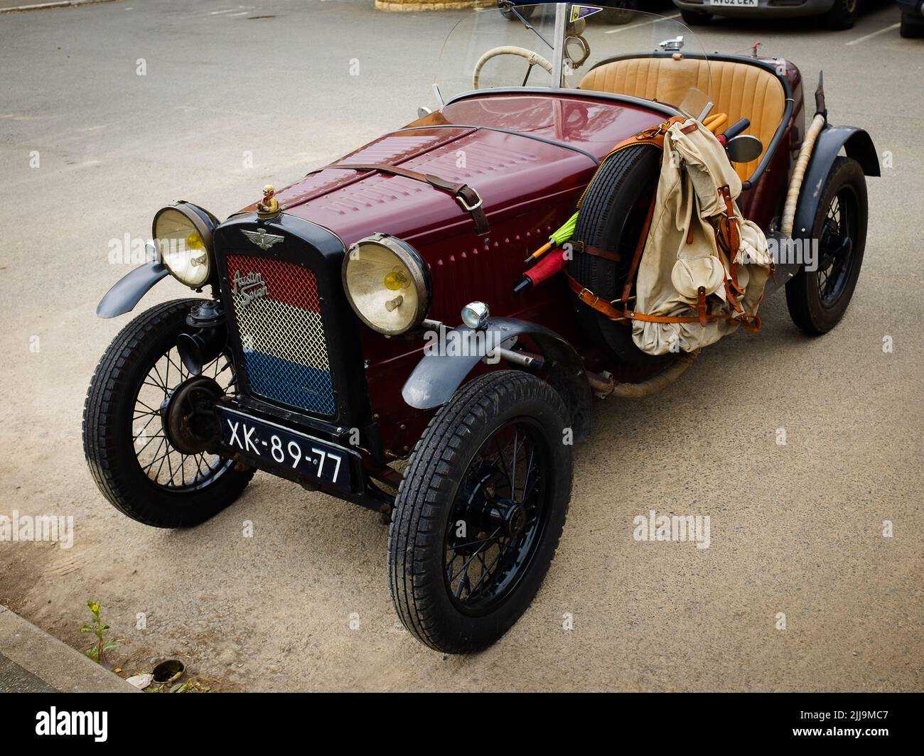 Austin Seven motorcar - part of 1000 cars gathered together at Moreton ...