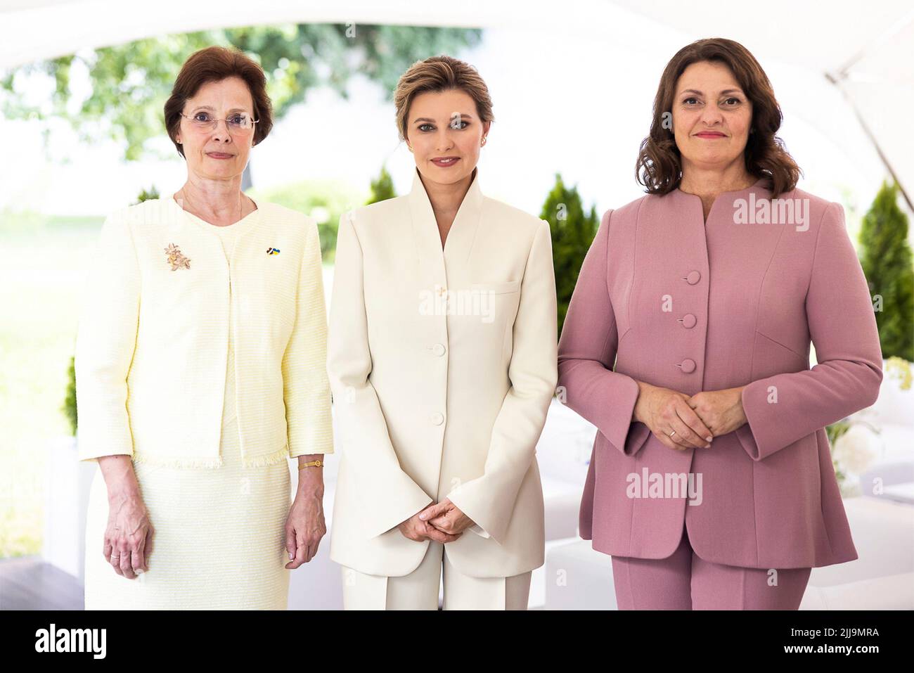 Kyiv, Ukraine. 23rd July, 2022. Ukrainian First Lady Olena Zelenska ...