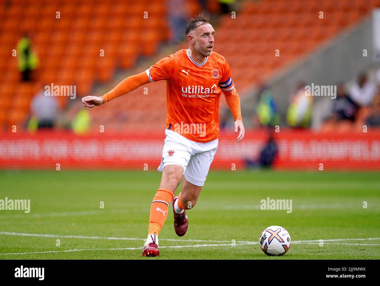 Blackpool's Richard Keogh during a pre-season friendly match at ...