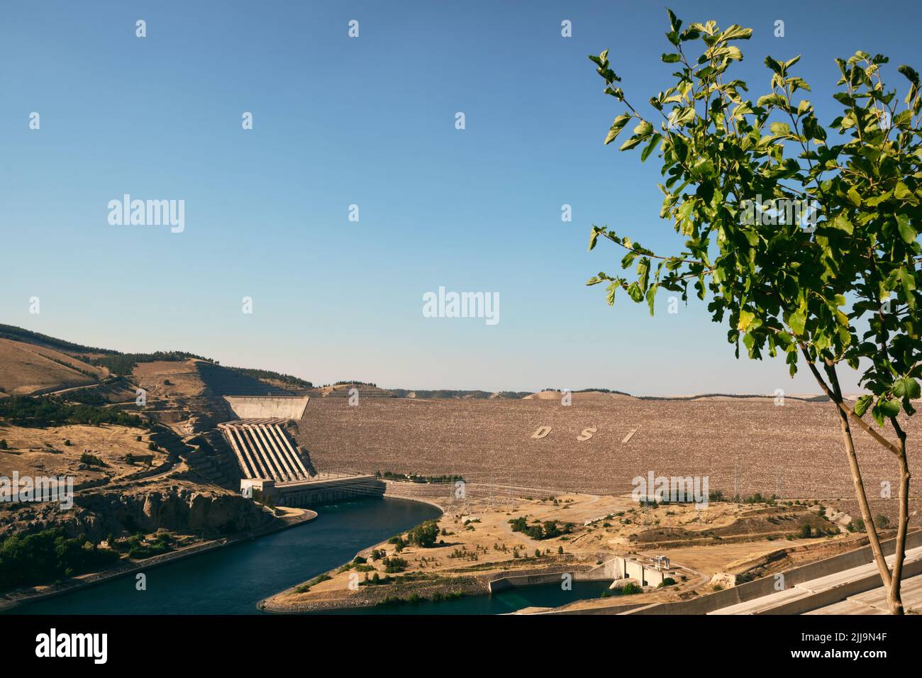Ataturk Dam in Sanliurfa province, Turkiye Stock Photo - Alamy