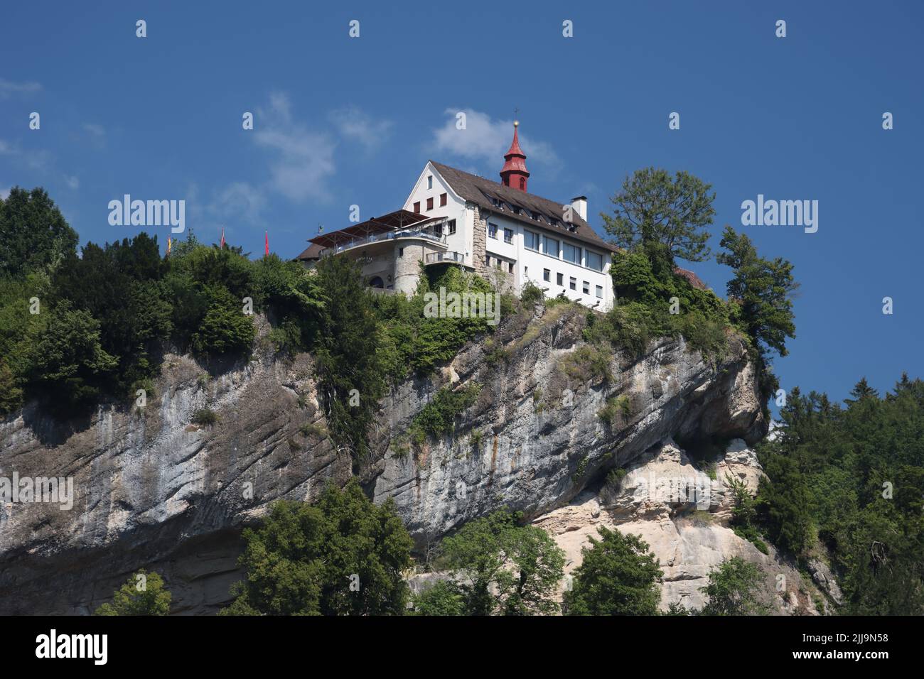 castle, timber castle at austria. bregenz. from top of this castle ...