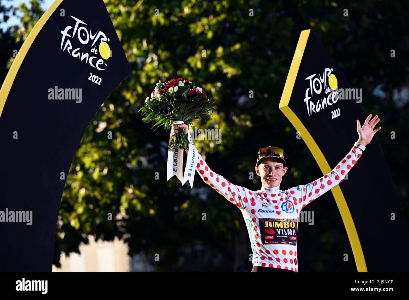 Champs-Elysees, Paris, France. 24th July, 2022. Vingegaard Jonas (DEN ...