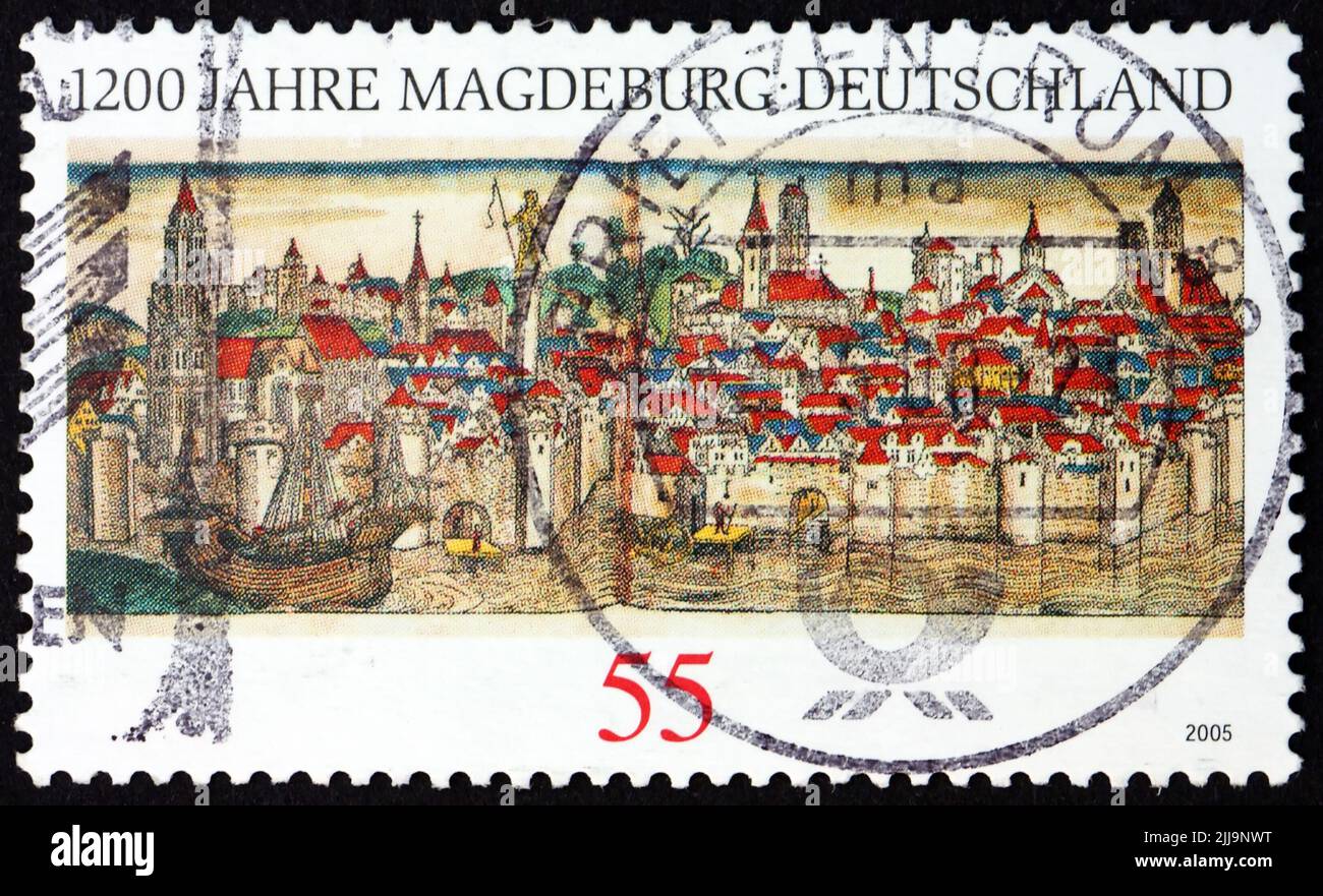 GERMANY - CIRCA 2005: a stamp printed in Germany shows View of ...