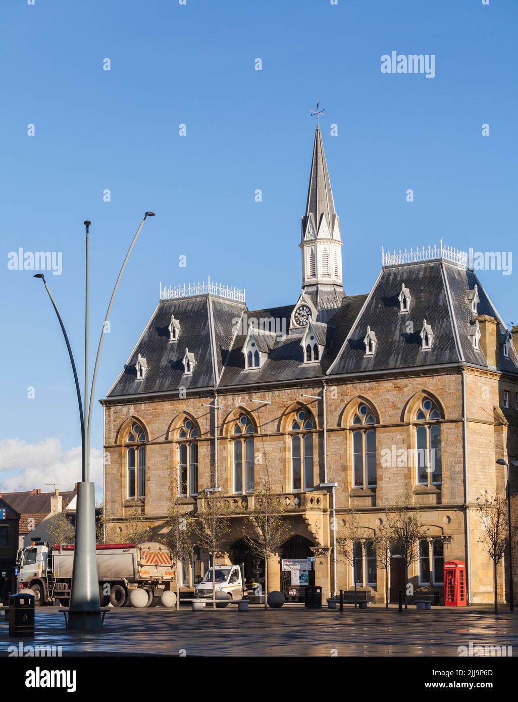 The town hall in Bishop Auckland,England,UK Stock Photo - Alamy