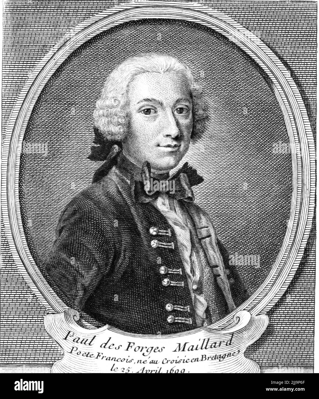 1730 ca, FRANCE : The french poet PAUL DESFORGES-MAILLARD ( 1699 - 1772 ...