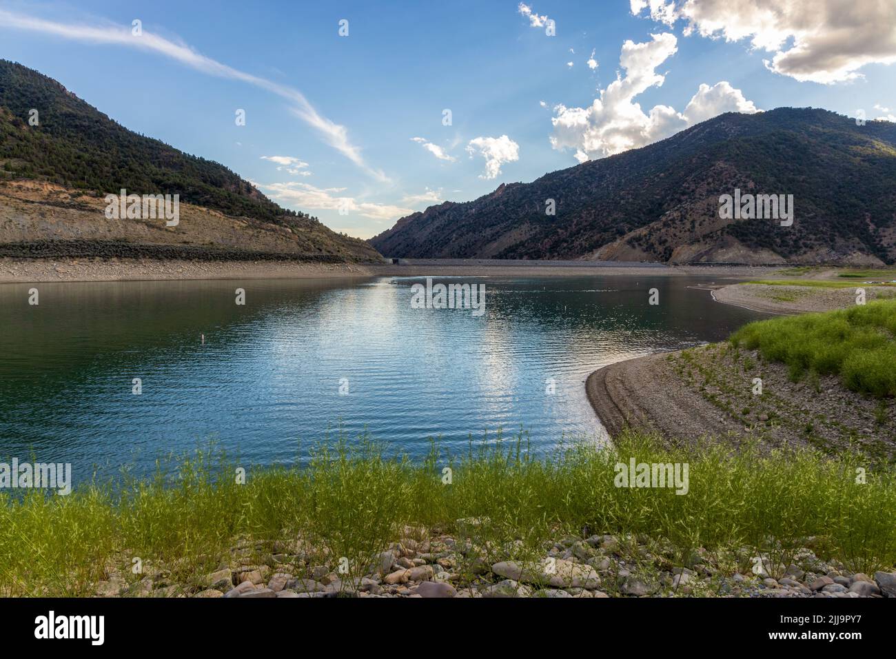 Scenic landscape in Rifle Gap State Park, Colorado Stock Photo - Alamy