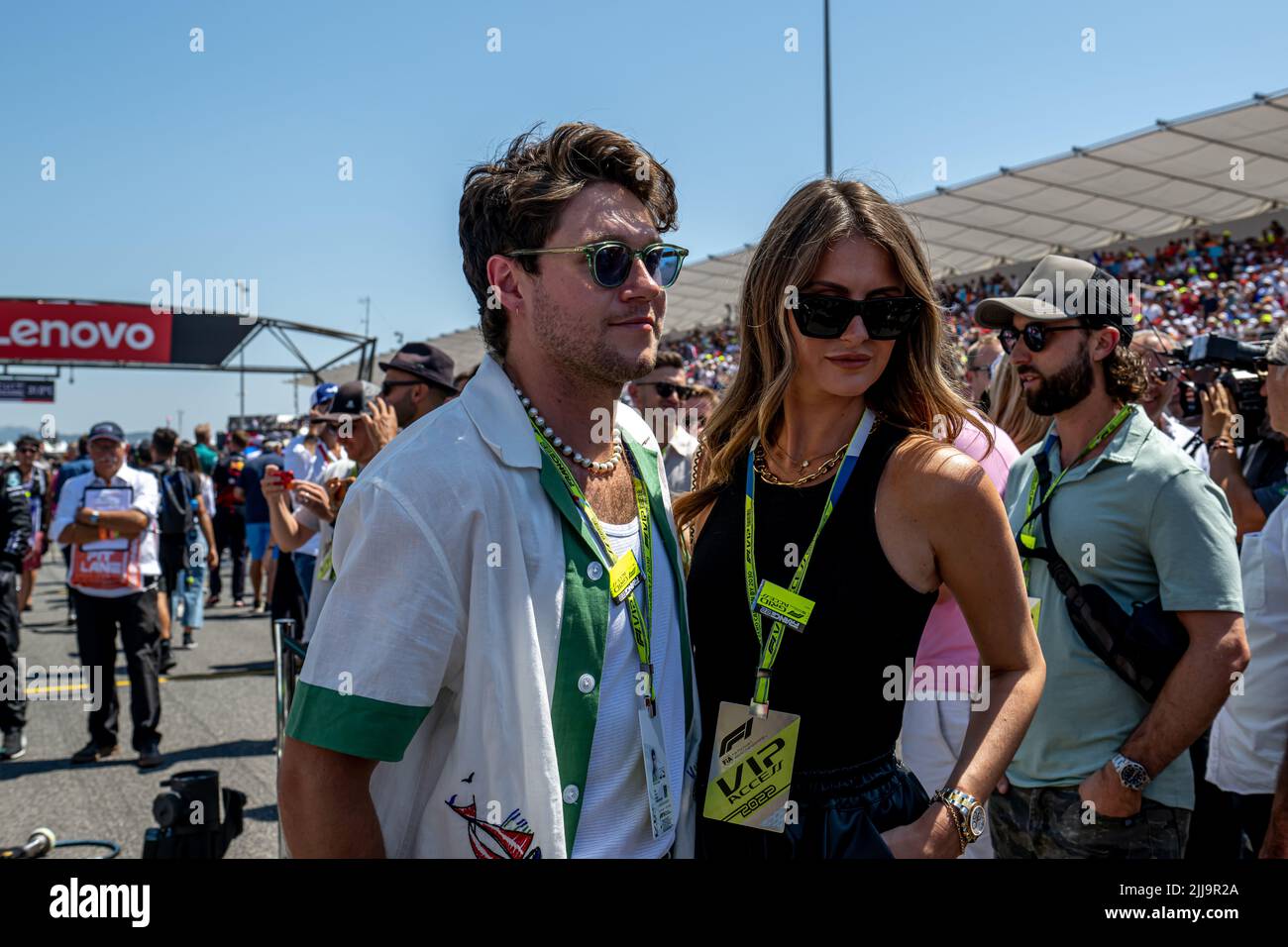 Le Castellet, France, 24th Jul 2022, Niall Horan attending race day ...