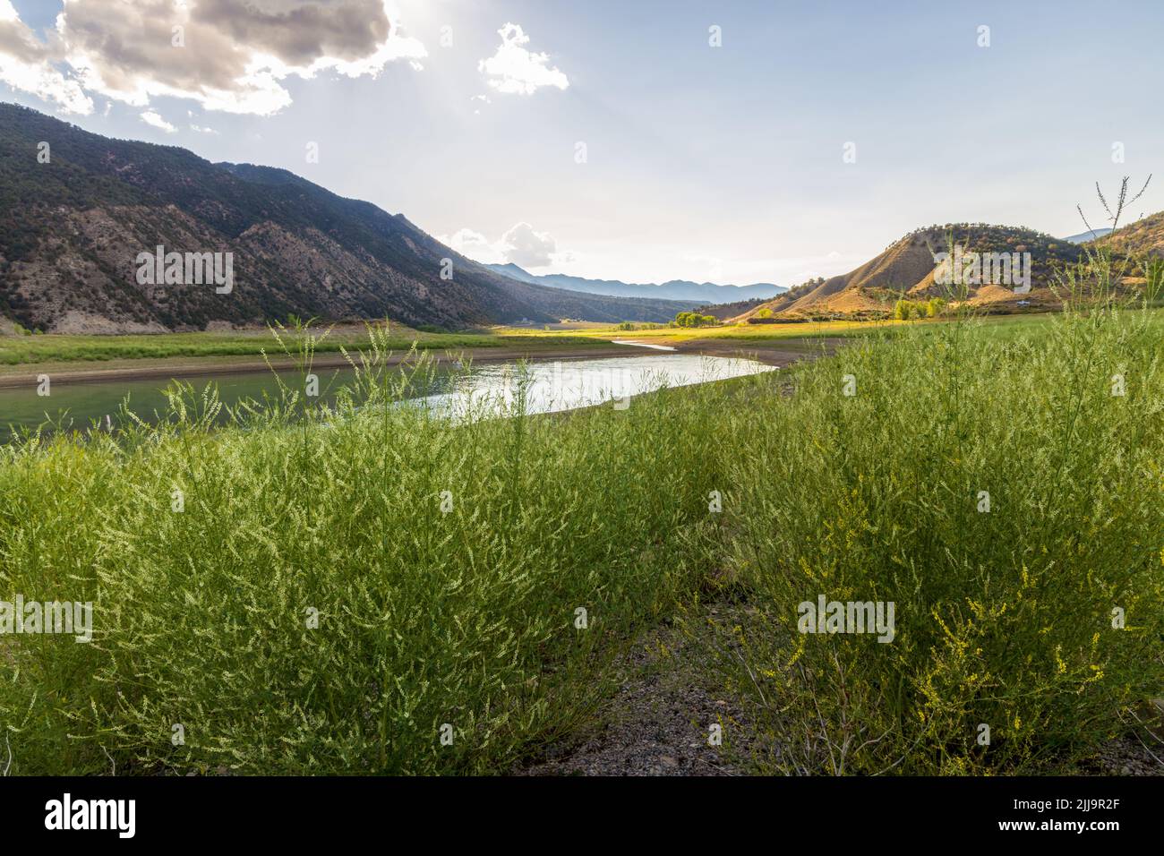 Scenic landscape in Rifle Gap State Park, Colorado Stock Photo - Alamy