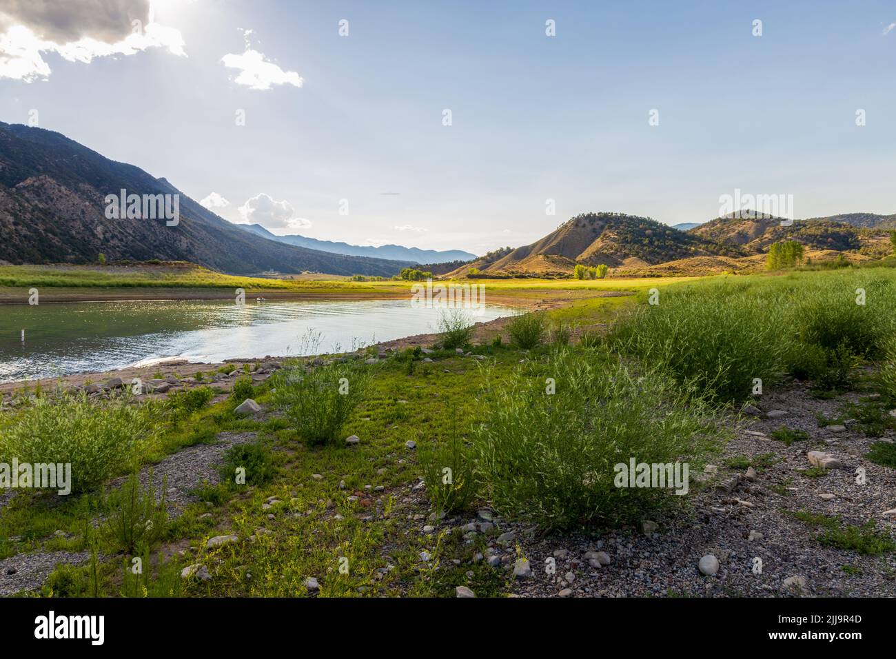 Scenic landscape in Rifle Gap State Park, Colorado Stock Photo - Alamy