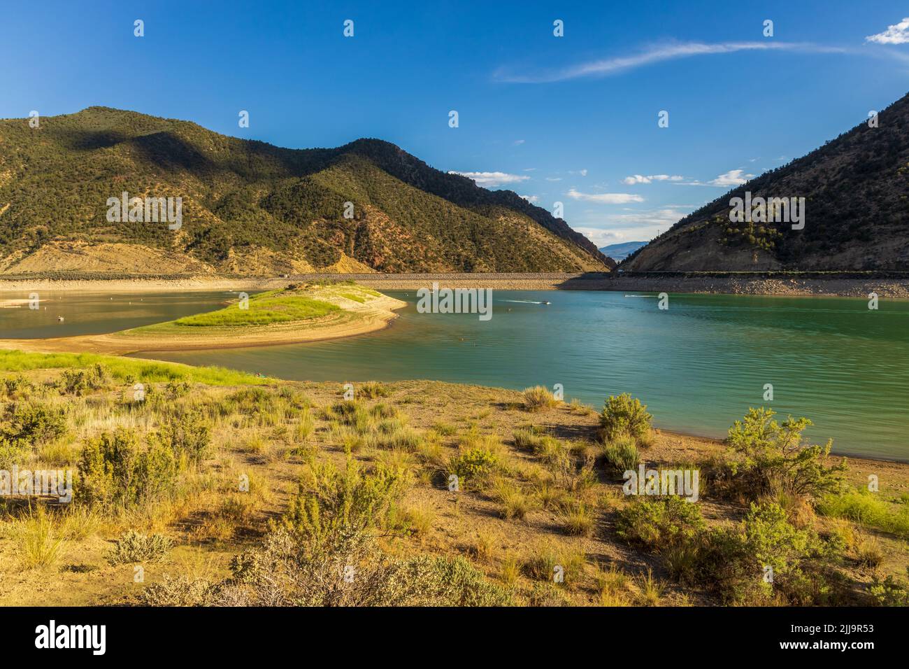 Scenic landscape in Rifle Gap State Park, Colorado Stock Photo - Alamy
