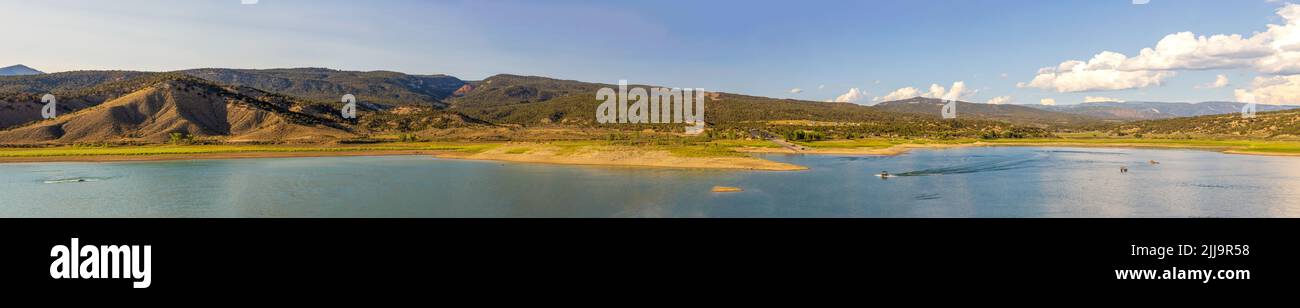 Scenic landscape in Rifle Gap State Park, Colorado Stock Photo - Alamy