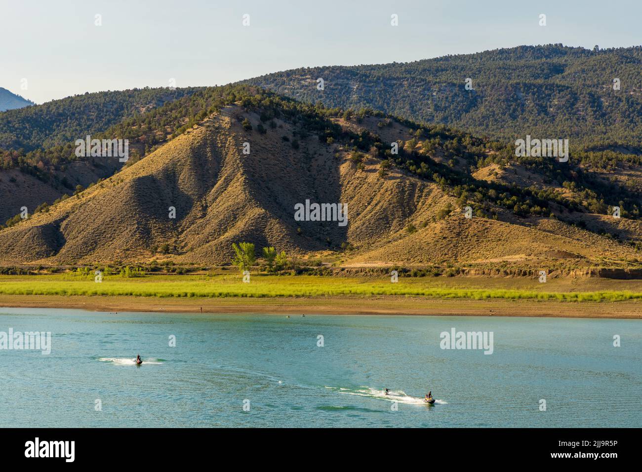 Scenic landscape in Rifle Gap State Park, Colorado Stock Photo - Alamy