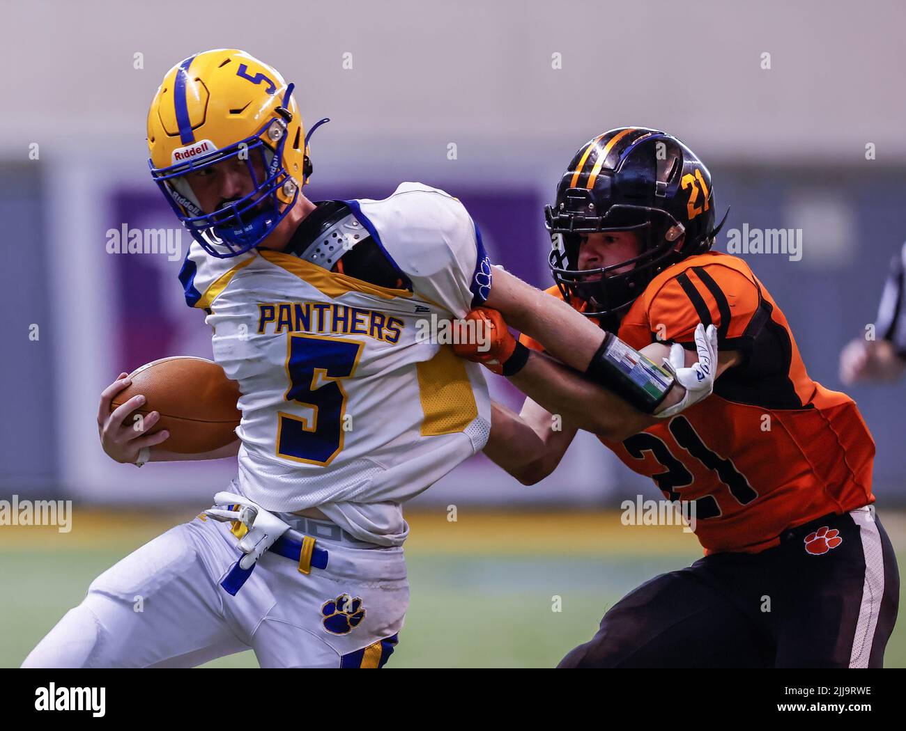 Football action with Carey vs Kendrick High School in Moscow, Idaho ...