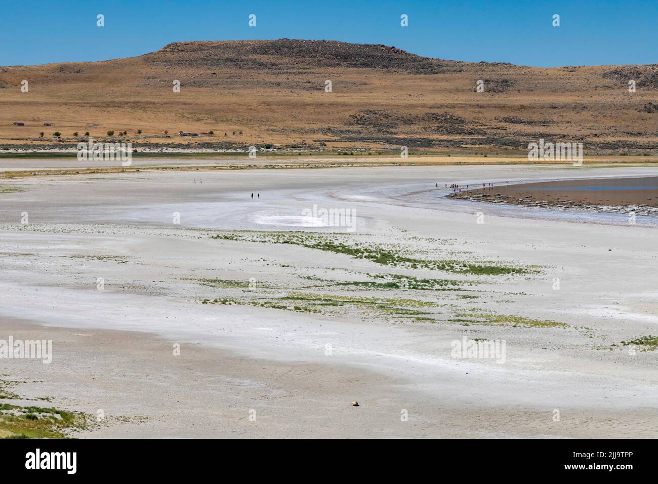 Salt Lake City, Utah - Falling water levels in Great Salt Lake requires ...