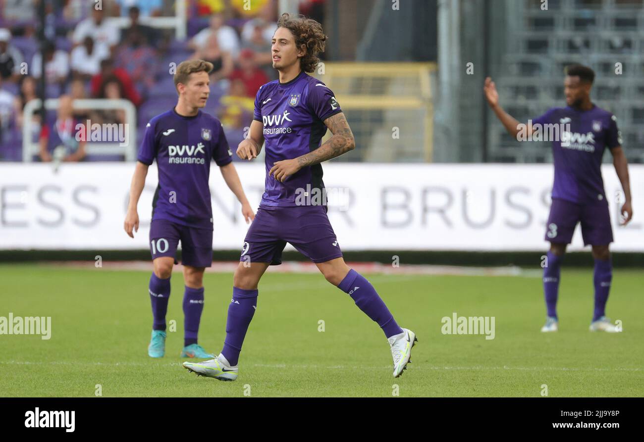 Anderlecht, Brussels, 24/07/202, Anderlecht's Fabio Silva pictured ...