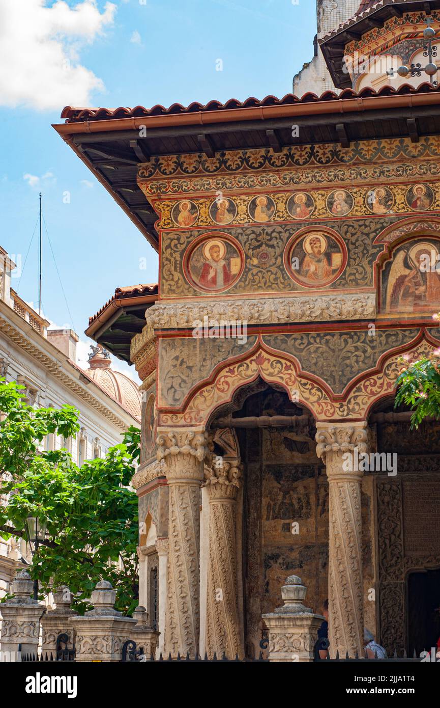 Stavropoleos church of the late ‘Brancovenesc’ style from the early ...