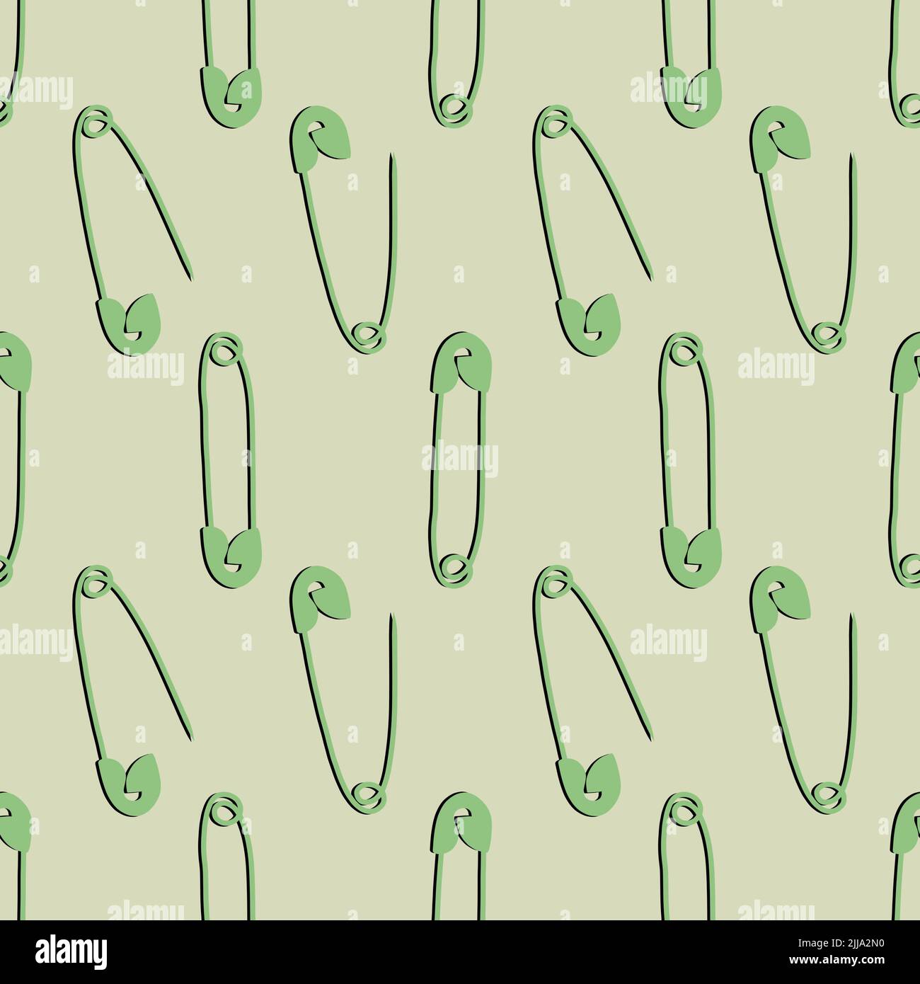 Metallic pins seamless sewing pattern for wrapping paper and fabrics ...