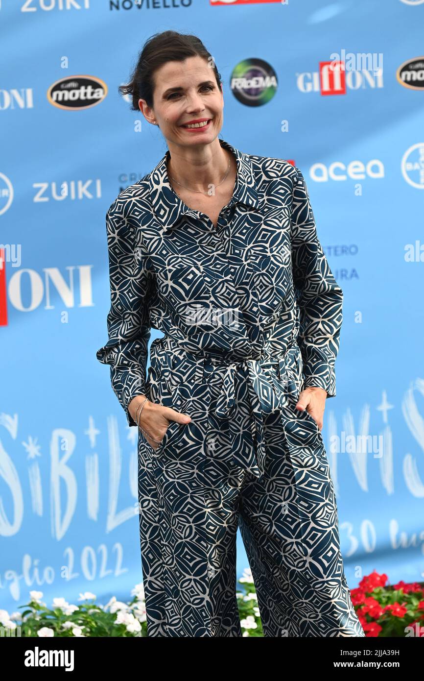 GIFFONI VALLE PIANA, ITALY - JULY 24: Chiara Muti attend the photocall ...